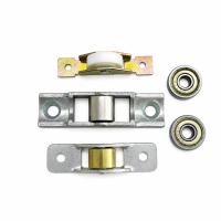 China Modern Iron Galvanized Exterior Hotel Sliding Door Bottom Rollers Durable Rust-proof  Rolling Easy Install for Garage Door for sale