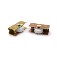 China Single Nylon Wheel Sliding Door Roller with Color Zinc Housing Snap in for Window Roller Aluminum UPVC Door for sale