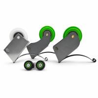 China Surgu Dolap Tekeri Wardrobe Furniture Closet Cabinet Door Bottom Roller Dual Springs Height Adjustable Low Noise Wheel for sale