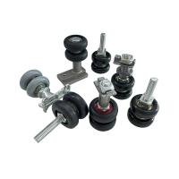China Surgu Dolap Tekeri Wardrobe Furniture Closet Cabinet Door Bottom Roller Dual Springs Height Adjustable Low Noise Wheel for sale