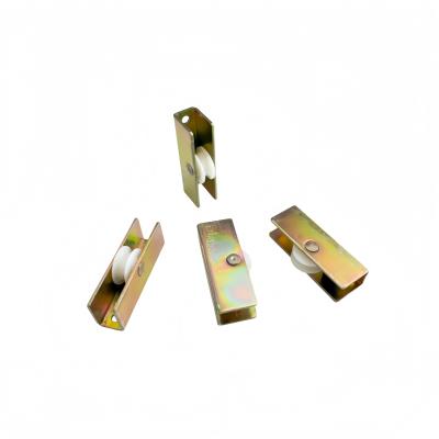 China Dust Proof Aluminum Sliding Window Lower Rail Roller Color Zinc Steel Frame with Bottom Mounting Holes for Saudi Doors for sale