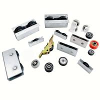 China 1mm Thickness Color Zinc Single Nylon Wheel Sliding Door Roller for Aluminum Profile Window Roller P60 P92 for sale