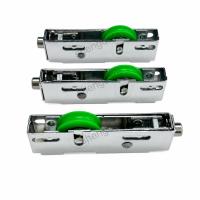 China Modern Chrome-plated Sliding Door Roller Pulley 73*12*20.5MM Durable Rolling Smoothly Garage Gym Hotel School Bedroom Warehouse for sale