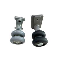 China Rubber Coated Nylon Wheel Glass Balcony Sliding Door Roller 608zz Bearing Steel Shaft Low Noise Quiet Smooth Durable Wheel for sale