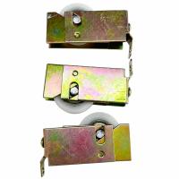 China 1mm 2mm Thickness Colored Zinc Sliding Window Roller and Window Roller Pulley Wheel for Smooth Sliding for sale