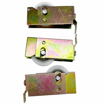 China 1mm 2mm Thickness Colored Zinc Sliding Window Roller and Window Roller Pulley Wheel for Smooth Sliding for sale
