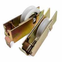 China 1mm 2mm Thickness Colored Zinc Sliding Window Roller and Window Roller Pulley Wheel for Smooth Sliding for sale