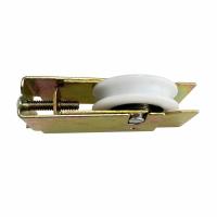 China 1mm 2mm Thickness Colored Zinc Sliding Window Roller and Window Roller Pulley Wheel for Smooth Sliding for sale