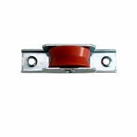 China Modern Updated Single Ball Bearing Galvanized Sliding Roller Wheel  for Aluminium UPVC Window for sale
