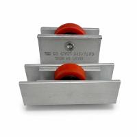 China Home Office Hotel Ultra Quiet Nylon POM Single Wheel Aluminum Alloy Custom Smooth Rolling Sliding Window Door Roller for sale