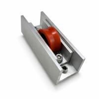 China Home Office Hotel Ultra Quiet Nylon POM Single Wheel Aluminum Alloy Custom Smooth Rolling Sliding Window Door Roller for sale