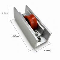 China Home Office Hotel Ultra Quiet Nylon POM Single Wheel Aluminum Alloy Custom Smooth Rolling Sliding Window Door Roller for sale