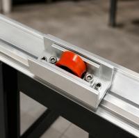 China Home Office Hotel Ultra Quiet Nylon POM Single Wheel Aluminum Alloy Custom Smooth Rolling Sliding Window Door Roller for sale