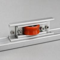 China Home Office Hotel Ultra Quiet Nylon POM Single Wheel Aluminum Alloy Custom Smooth Rolling Sliding Window Door Roller for sale