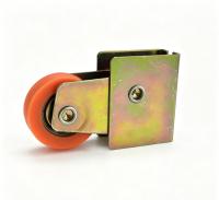 China Single Wheel Color Zinc Plated Sliding Window Door Cabinet Rollers  Aluminium Rail for Hotel Systems Gates for sale