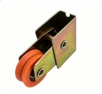 China Single Wheel Color Zinc Plated Sliding Window Door Cabinet Rollers  Aluminium Rail for Hotel Systems Gates for sale