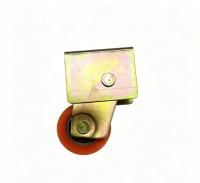 China Single Wheel Color Zinc Plated Sliding Window Door Cabinet Rollers  Aluminium Rail for Hotel Systems Gates for sale