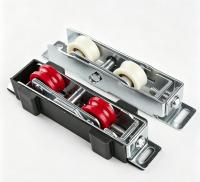 China Durable Double Wheels Sliding Door Pulley Roller Metal Morden Design Door and Window Accessories for sale