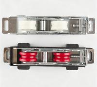 China Durable Double Wheels Sliding Door Pulley Roller Metal Morden Design Door and Window Accessories for sale