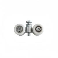 China Aluminum Alloy Door and Window Roller with POM Wheel Compact Carriage Sliding Door Pulley for Smooth Sliding for sale