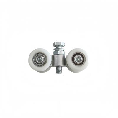China Aluminum Alloy Door and Window Roller with POM Wheel Compact Carriage Sliding Door Pulley for Smooth Sliding for sale