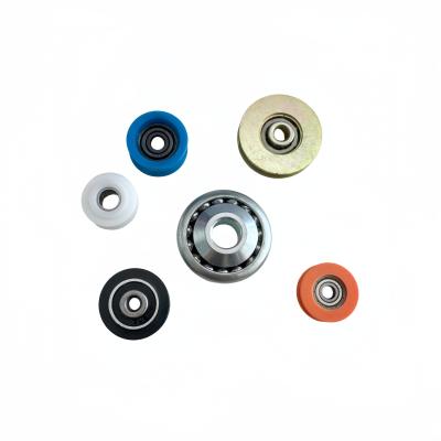 China Ball Bearing and Roller Wheel Range for Sliding Door Window Cabinet Hardware Smooth Rolling Metal Nylon POM Components for sale
