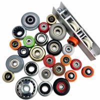China Ball Bearing and Roller Wheel Range for Sliding Door Window Cabinet Hardware Smooth Rolling Metal Nylon POM Components for sale