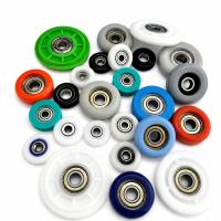 China Ball Bearing and Roller Wheel Range for Sliding Door Window Cabinet Hardware Smooth Rolling Metal Nylon POM Components for sale