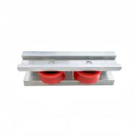 China Aluminum Housing Triple Nylon Wheel Sliding Window Roller for Aluminum Windows and Doors Replacement Hardware Smooth Rolling for sale