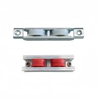 China Aluminum Housing Triple Nylon Wheel Sliding Window Roller for Aluminum Windows and Doors Replacement Hardware Smooth Rolling for sale