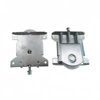 China Adjustable Sliding Door Roller Assembly with Nylon or POM Wheel and Iron Housing for Closet Door Hardware for sale