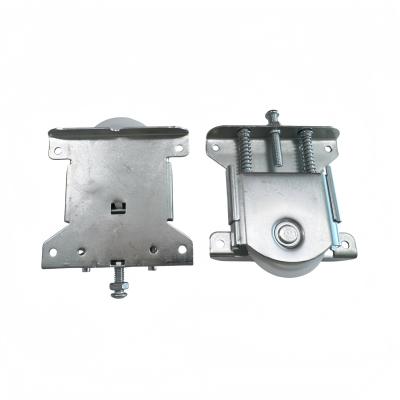 China Adjustable Sliding Door Roller Assembly with Nylon or POM Wheel and Iron Housing for Closet Door Hardware for sale