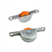 China Low Noise Rust-proof Smooth Sliding Window Roller Nylon Wheel Pulley for Aluminum Door and Window Hardware Track for sale