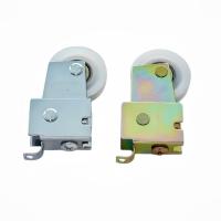 China Low Noise Wardrobe Sliding Door Roller Wheel Smooth Running Nylon Bearing Pulley Adjustable Screw for Furniture Sliding Frame for sale
