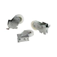 China Low Noise Wardrobe Sliding Door Roller Wheel Smooth Running Nylon Bearing Pulley Adjustable Screw for Furniture Sliding Frame for sale