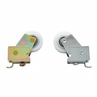 China Low Noise Wardrobe Sliding Door Roller Wheel Smooth Running Nylon Bearing Pulley Adjustable Screw for Furniture Sliding Frame for sale