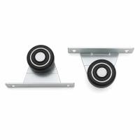 China Adjustable Height Nylon Wheel Sliding Door Roller Aluminum Alloy Window Roller for Chile Peru Market for sale