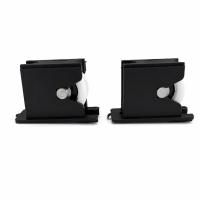 China Low Profile Nylon Wheel Screen Roller with Black Plastic Bracket for 8mm Narrow Track Peru Construction Hardware for sale