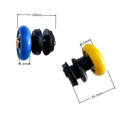 China Replacement 1125 Roldana Para Box De Banheiro Adjustable Eccentric Shower Door Roller Nylon Wheel Sliding Hardware for sale