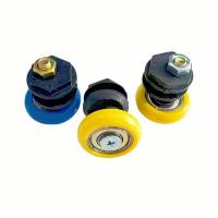 China Tandem Double Nylon Wheels Heavy Duty Adjustable Shower Door Roller Sliding Glass Pulley for Shower Enclosures for sale