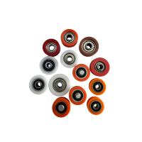 China U Groove V Groove Plastic Track Roller Wheels with Ball Bearings for Sliding Door Window Furniture Hardware OEM for sale