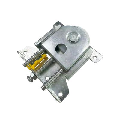 China Aluminum Alloy Sliding Wardrobe Door Roller Nylon Wheel Adjustable Furniture Cabinet Pulley Assembly Hardware for sale