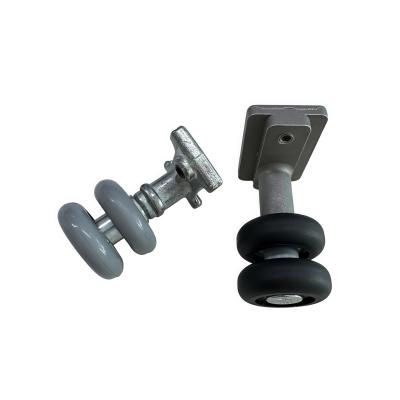 China Cam Balkon Vidali Teker Double Wheel 608zz Bearing Bolt Screw Adjustable Turkey Balcony No Bracket OEM for sale