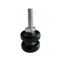 China Cam Balkon Vidali Teker Double Wheel 608zz Bearing Bolt Screw Adjustable Turkey Balcony No Bracket OEM for sale