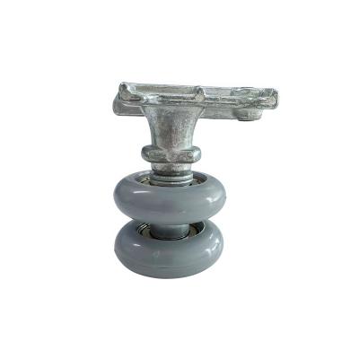 China Cam Balkon Rulman 608zz Super Precision Double Nylon Wheel T Bracket Adjustable Turkey Balcony Door Roller for sale