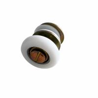 China Bathroom Shower Enclosure Roller White Nylon 30mm Waterproof Color Zinc Deep Groove Bearing Adjustable SDT for sale
