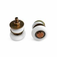 China Bathroom Shower Enclosure Roller White Nylon 30mm Waterproof Color Zinc Deep Groove Bearing Adjustable SDT for sale