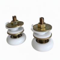 China Roldana Box Banheiro 30mm Nylon Branco Dupla Roda Zincado Colorido Ajustavel Porta Corredica SDT OEM 12 Anos for sale