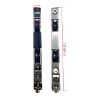 China Roulette Porte Coulissante 2 Galets Nylon Noir 151mm Acier Inoxydable Aluminium Lourd SDT OEM for sale