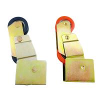 China Nylon Sliding Gate Wheel Double Roller Sliding Door Hardware Heavy Duty Gate Roller Wheel for Industrial Door System for sale